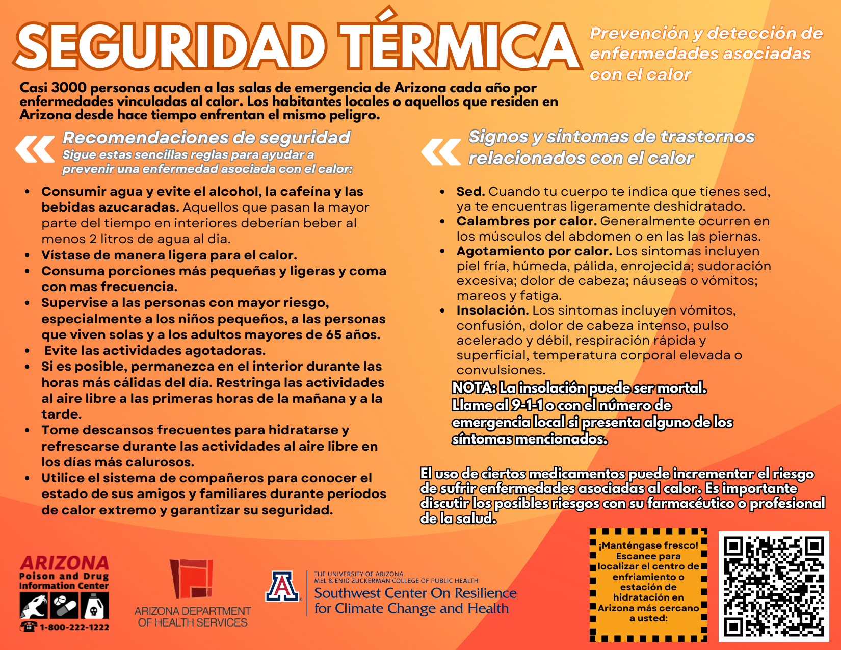 New: Revised Extreme Heat Safety Flyers and Postcards | SCORCH ...
